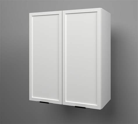 Горен шкаф с две врати Макена Г60 Бяло кадифе Praktis