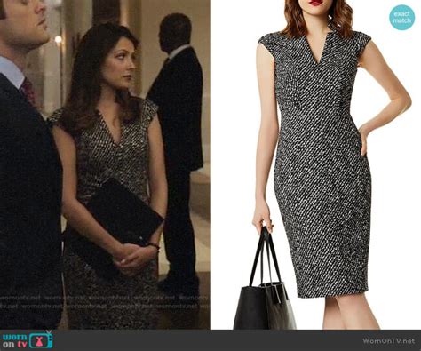 Wornontv Emilys Tweed Sheath Dress On Designated Survivor Italia Ricci Clothes And