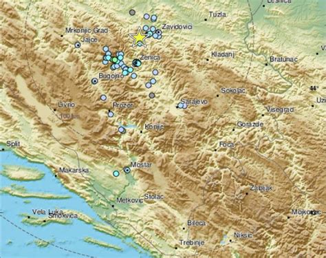 PODRHTAVANJE TLA Novi potres zatresao BiH osjetio se u široj okolici