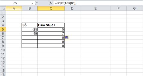 Cách Sử Dụng Hàm Sqrt để Tính Căn Bậc 2 Trong Excel Blog Hỏi đáp