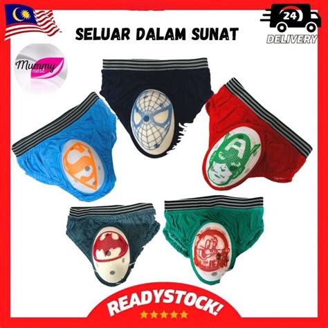 Seluar Dalam Sunat Seluar Khatan Seluar Sunat Kartun Circumssionpants Lazada