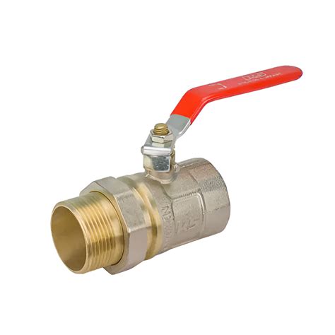 ᐉ Кран кульовий з американкою Sta 1 червона ручка Sq 1011062 • Краща