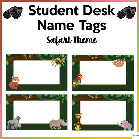 Free Printable Name Tags For Classroom Desks