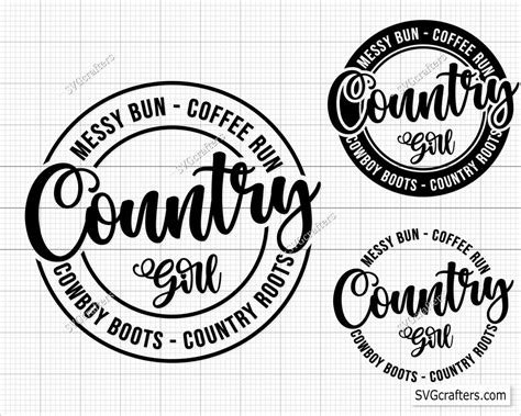Country Girl Svg Country Svg Cowgirl Svg Southern Girl Svg Etsy