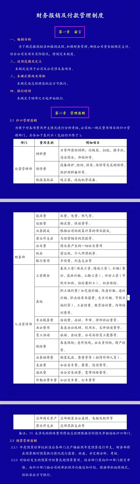 老板月薪6万挖来的财务总监亲编：财务报销管理制度，看完真心服 哔哩哔哩