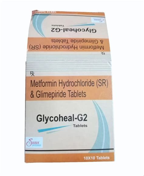 Metformin Hydrochloride Glimepiride Tablets At ₹ 78 Strip In Mumbai Id 2855547544591