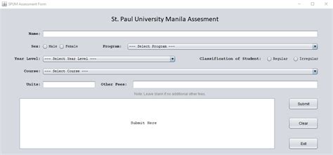 Github Bocyej Assessment Form Java Assessment Form Created And