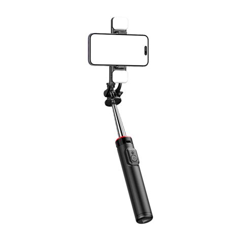 Selfie Stick Wc13yds Telescopic Tripod 13m With Double Lamp And Phone