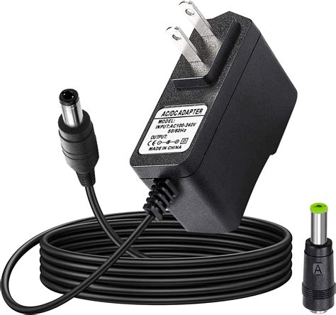 9v Acdc Casio Keyboard Charger Power Adapter Compatible
