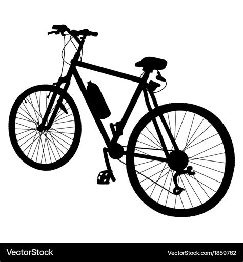 Bicycle Silhouette Royalty Free Vector Image Vectorstock
