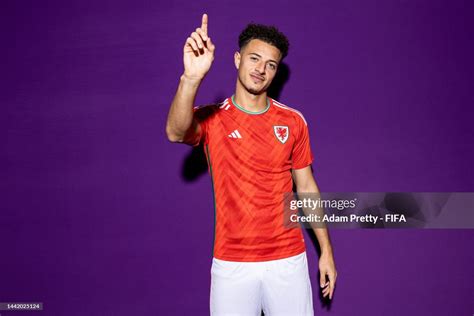 Ethan Ampadu Of Wales Poses During The Official Fifa World Cup Qatar