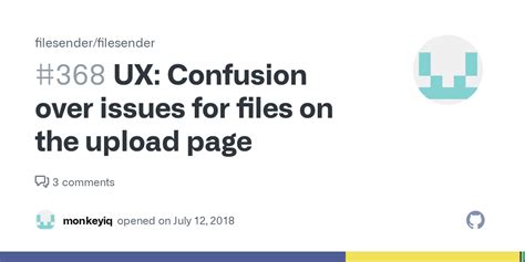 UX Confusion Over Issues For Files On The Upload Page Issue Filesender Filesender GitHub