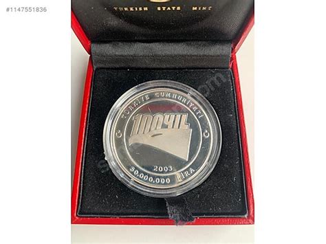 2003 BEŞİKTAŞ 100 YIL ALTIN KARTALLI GÜMÜŞ HATIRA PARASI sahibinden