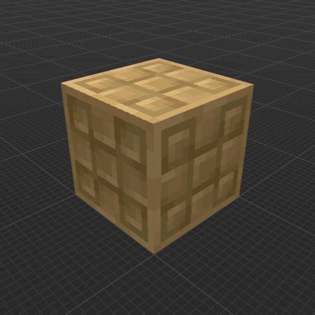 Chiseled Wood Block Display Models