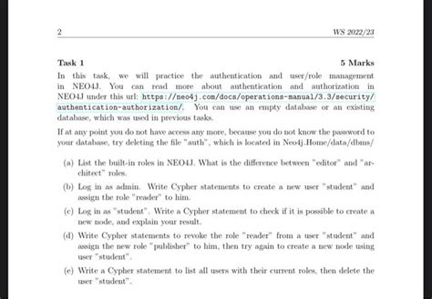 Solved Datenbanken Ii Advanced Database Concepts Tu