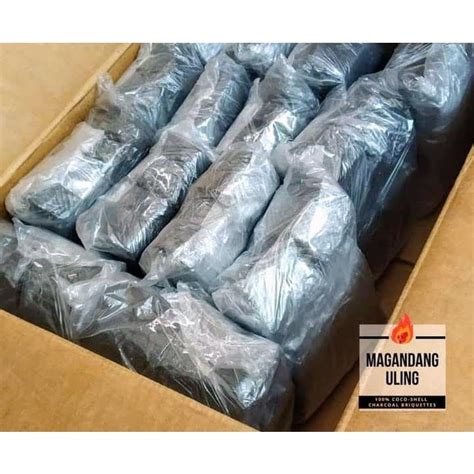 Uling Charcoal Briquettes Smokeless Magandang Uling 5cm Coco Shell Charcoal Grilling Camping