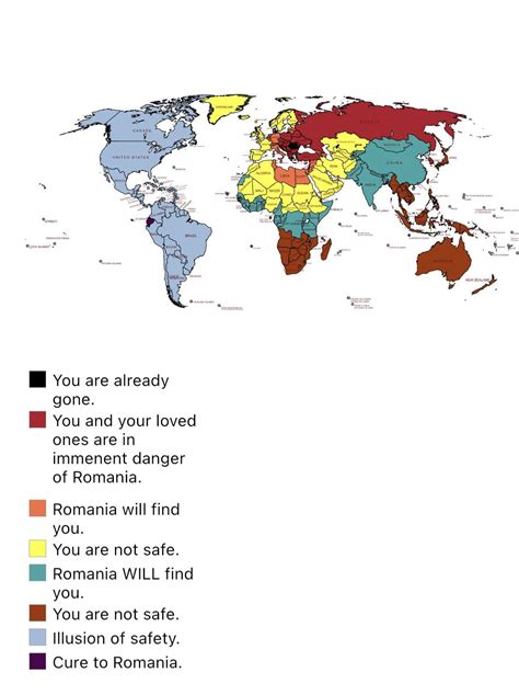 Romania Danger Chart Rshittymapporn