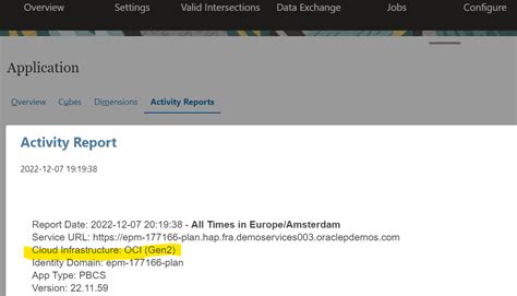 EPM Simplified Quick Tip Finding Out Your EPM Cloud Infrastructure