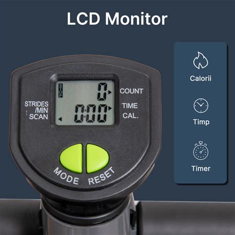 Homcom Stepper Con Manubrio Monitor Lcd E Pedali Antiscivolo In Acciaio E Abs Homcom Decathlon