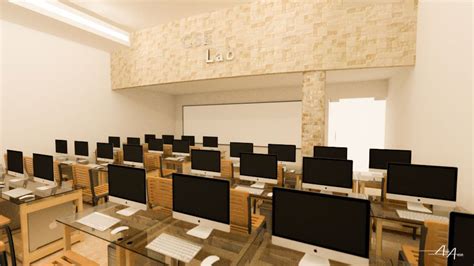 Iub Computer Lab 3d Archviz Behance