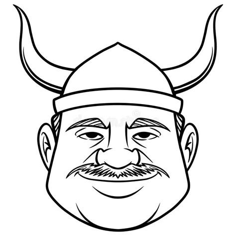 Black And White Viking Dude Stock Vector Illustration Of Sport Team