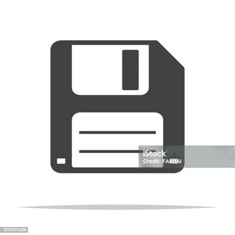 Illustration Isolée Vectorielle Dicône De Disquette Vecteurs Libres De