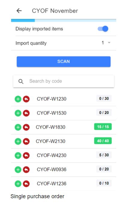 Announcing Order Inventory Management Mobile Application