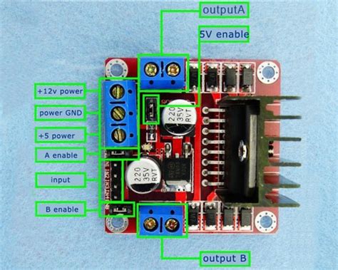 Módulo Ponte H L298n Para Motor De Passo Arduino Esquema R 1990