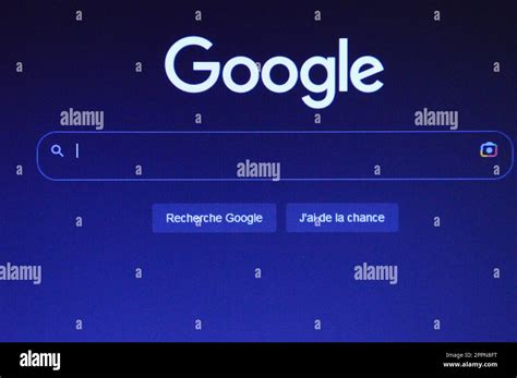 Google Search Bar With Text And Browser Window Stock Photo Alamy