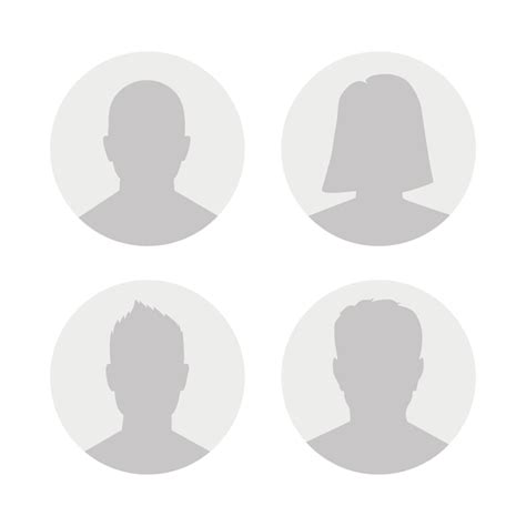 Premium Vector Vector Flat Illustration In Grayscale Avatar User