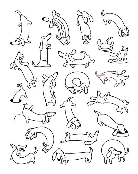 Pin By Lindsey Davis On Art Dachshund Tattoo Dachshund Drawing