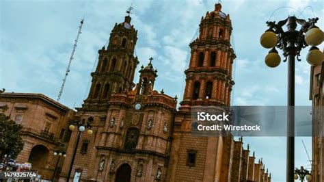Foto De Vista Aérea Da Catedral De San Luis Potosí No México Uma Obraprima Arquitetônica