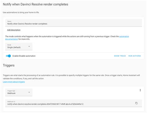 webhook trigger automation added through ui not working · issue 72565