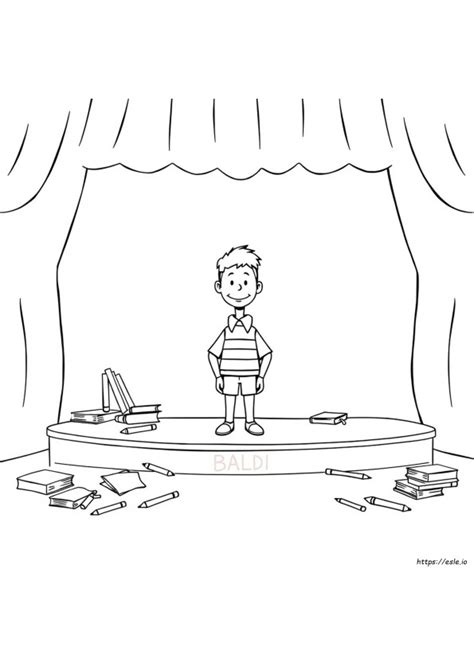 Baldi Gambar Mewarnai