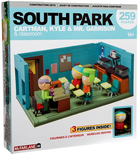 Mcfarlane Toys South Park Mr Garrison Kyle Cartman With Classroom