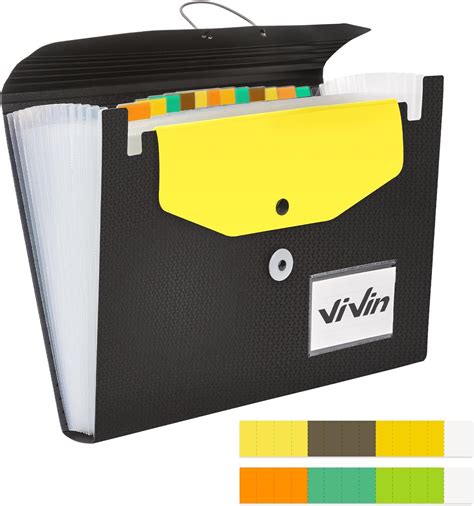 Vivin Expanding File Organizer 13 Pocket Accordion Filing