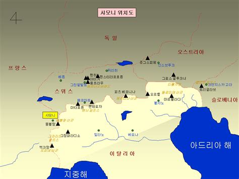 8848트레킹 샤모니 몽블랑 지도개념도 Daum 카페