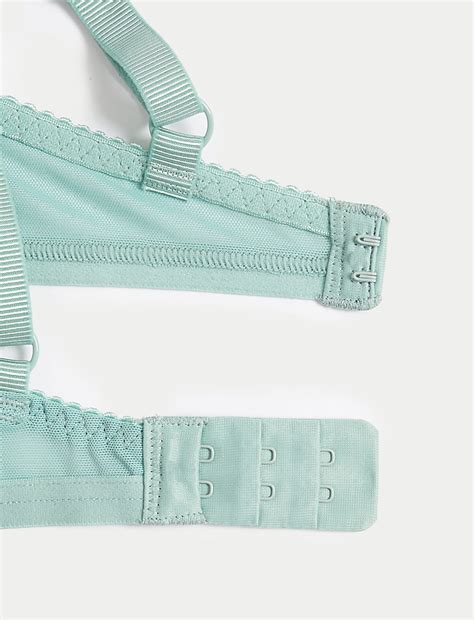 Buy Printed Lace Trim Wired Full Cup Bra At Marks And Spencer
