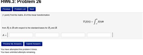 solved hw6 3 problem 26 previous problem list next 1