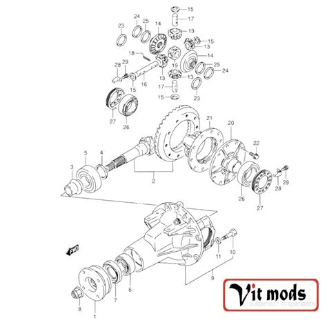 Rear Diff Components