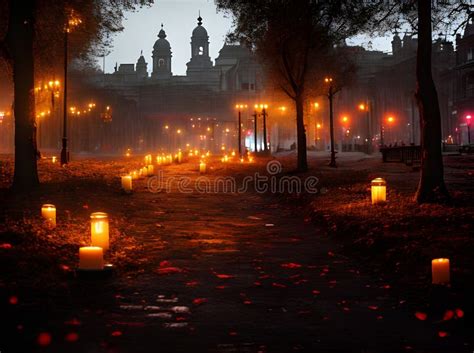Vibrant Cinematic Uhd K Day Of The Stock Illustration Illustration Of Skulls Festivities