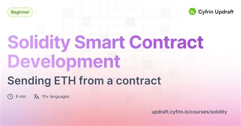 Solidity Smart Contract Development Sending Eth From A Contract