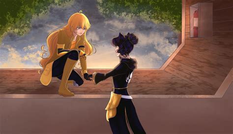 Yang Blake Reunited Again Kitsune Ryu Neko R Rwby