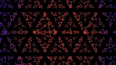 3d Abstract Animation Of Colourful Triangles Stock Motion Graphics Sbv