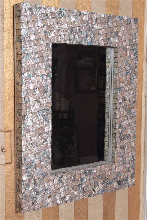 Abalone Shell Mirror At 1stdibs Abalone Mirror Abalone Shell For Sale