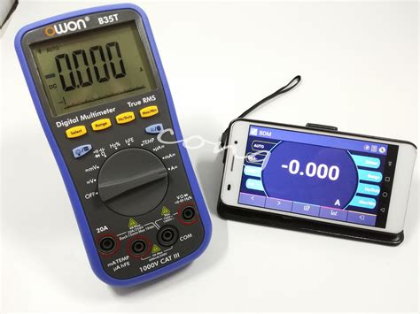 Owon B T Digital Multimeter With Temperature Meter Bluetooth Interface With Truerms