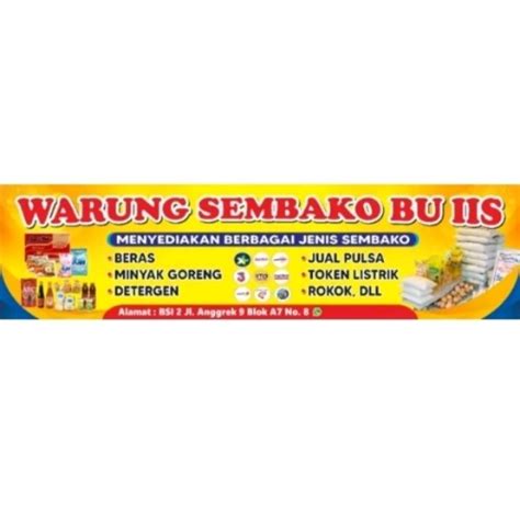 Jual Spanduk Banner Toko Sembako Shopee Indonesia