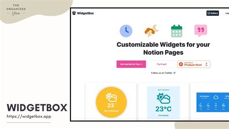 How To Add Widgets To Notion 10 Best Widgets The Organized Notebook