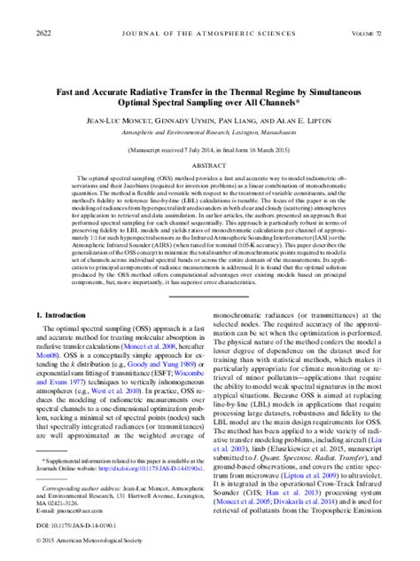 pdf fast and accurate radiative transfer in the thermal regime by