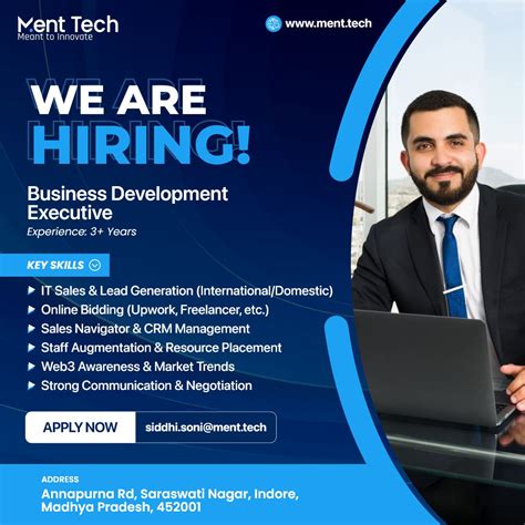 Hiring Alert 𝗕𝘂𝘀𝗶𝗻𝗲𝘀𝘀 𝗗𝗲𝘃𝗲𝗹𝗼𝗽𝗺𝗲𝗻𝘁 𝗘𝘅𝗲𝗰𝘂𝘁𝗶𝘃𝗲 Siddhi Soni